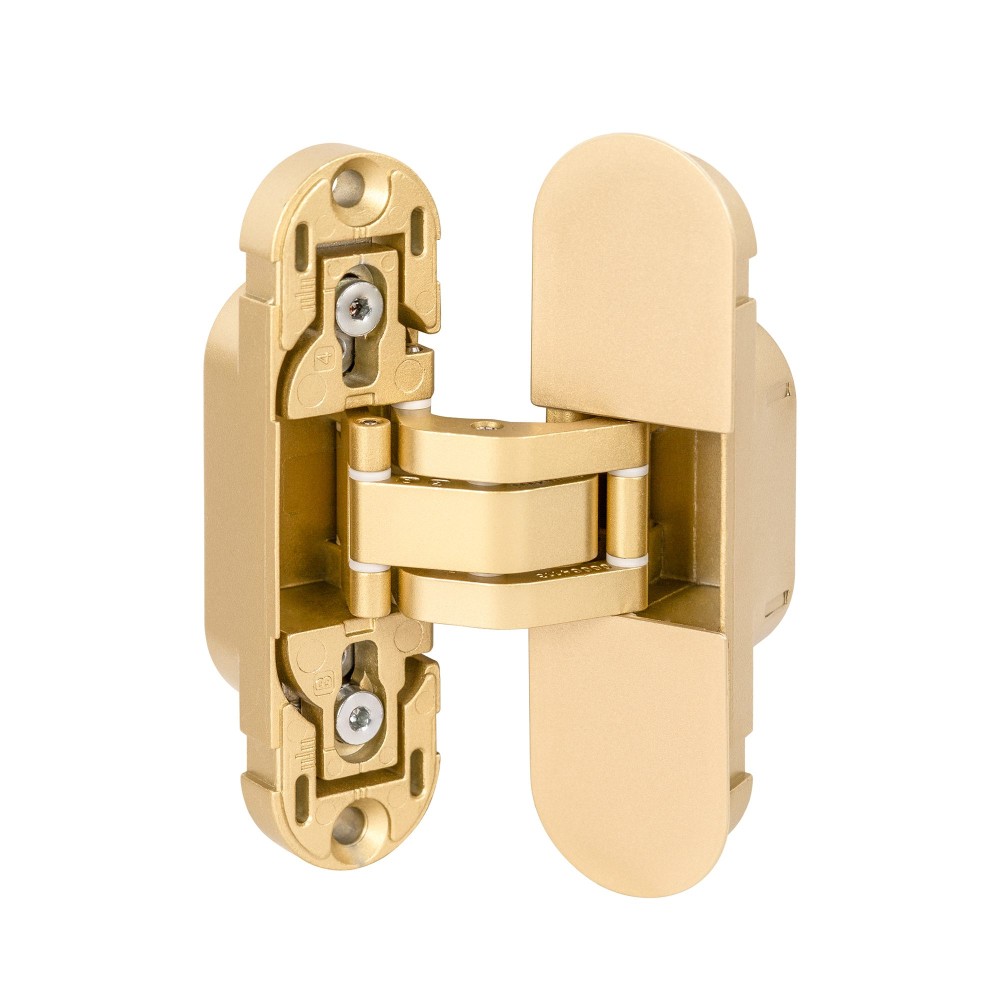 Скрытые петли AGB ECLIPSE 2.2 E30200.85.23 матовое золото купить в интернет-магазине goldenzamok.ru